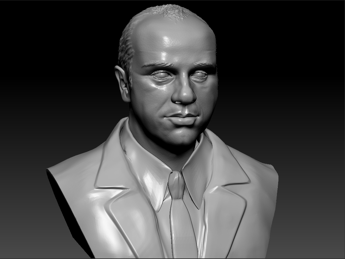 3D file Al Capone 3d model bust 👤 ・3D printable model to download・Cults