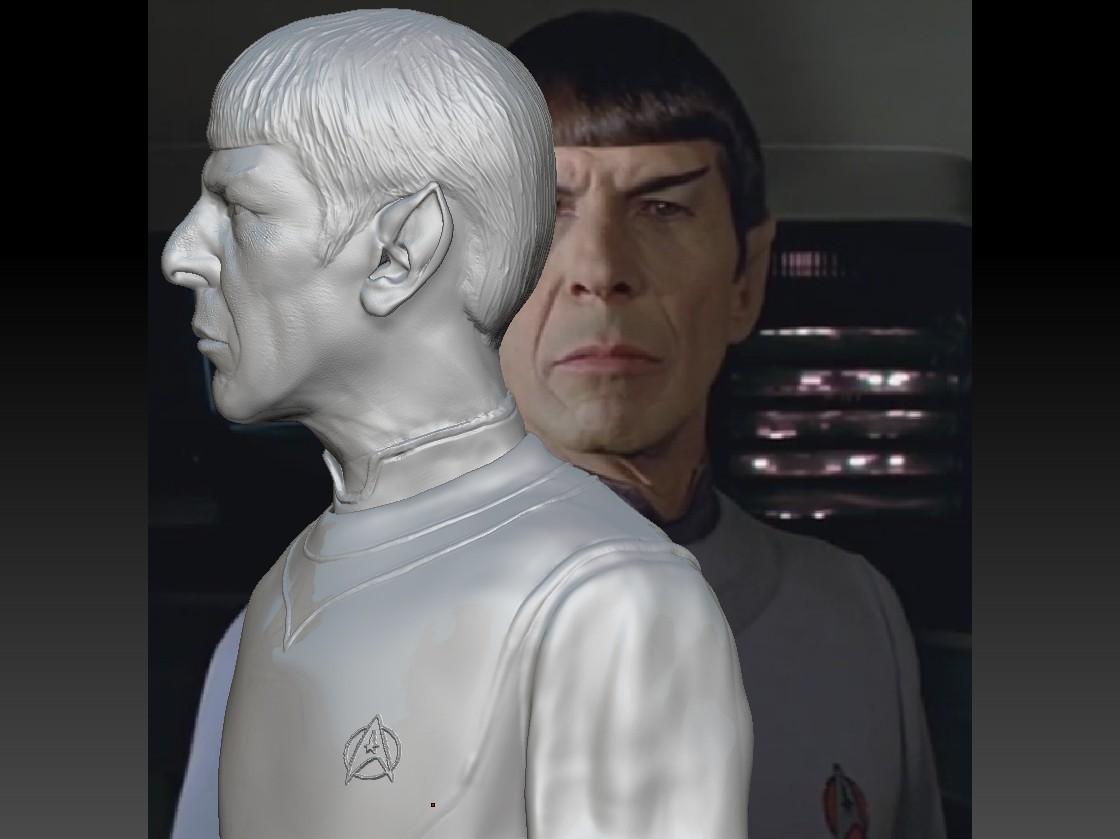 STL file Mr. Spock from Star Trek Leonard Nimoy bust ⭐ (OBJ)・3D ...