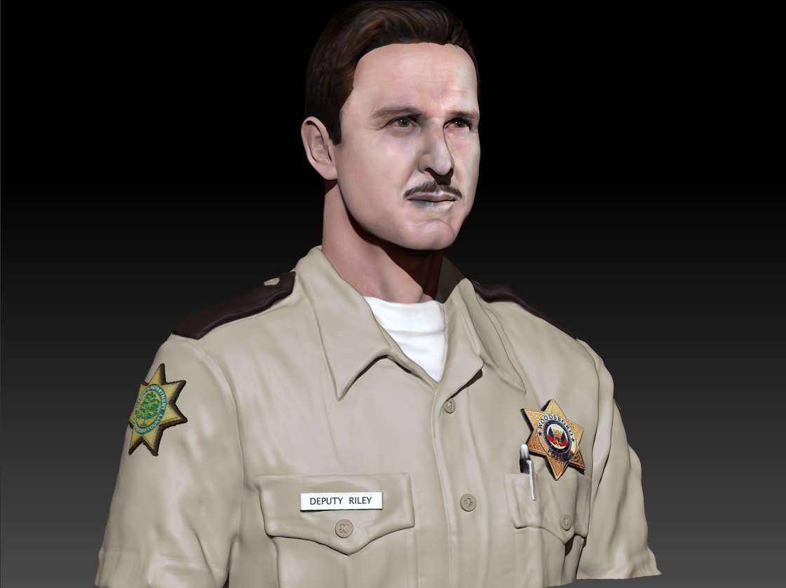 ️ Scream 1 Dewey Riley David Arquette bust・ 3D File for 3D printing・Cults