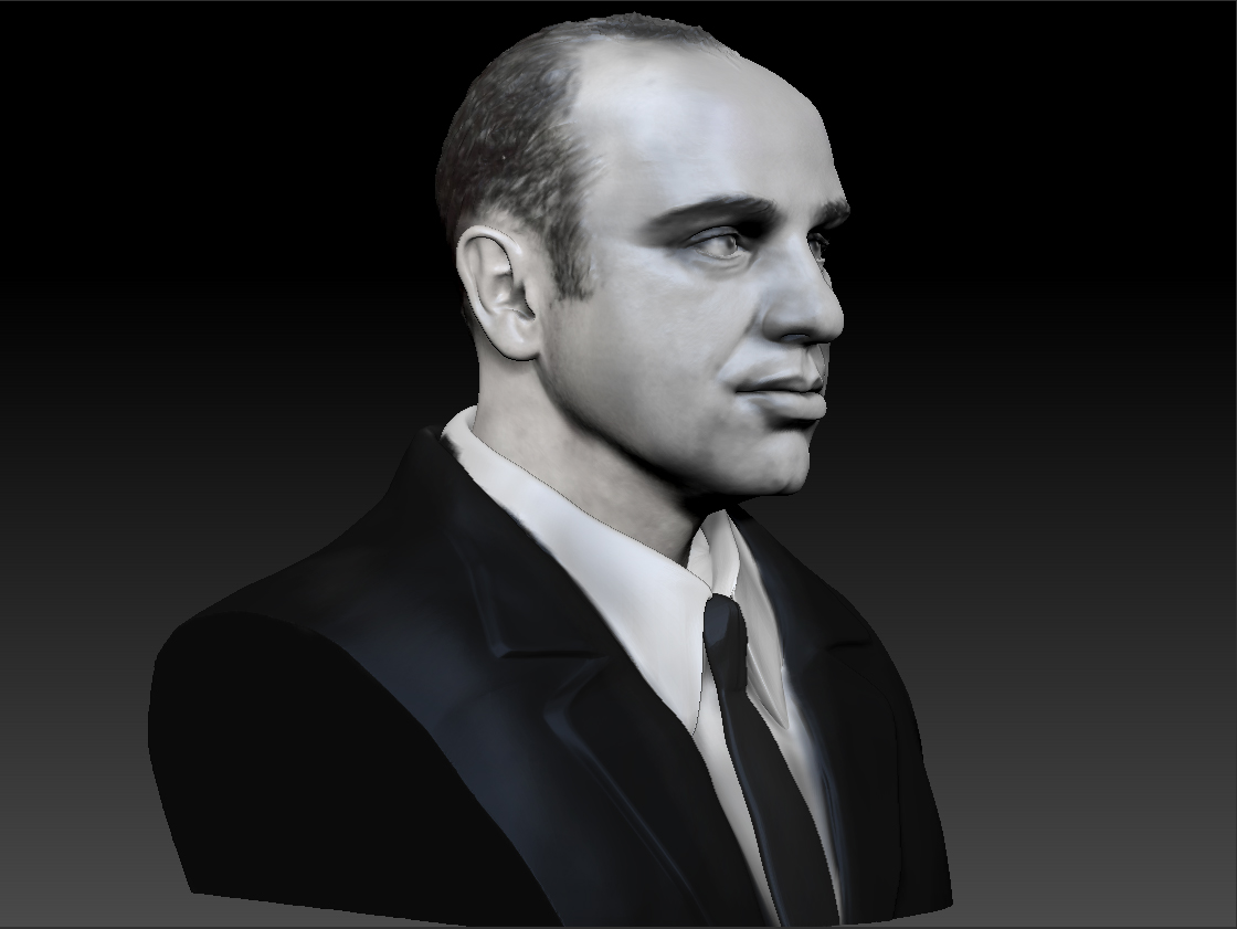 3D file Al Capone 3d model bust 👤 ・3D printable model to download・Cults