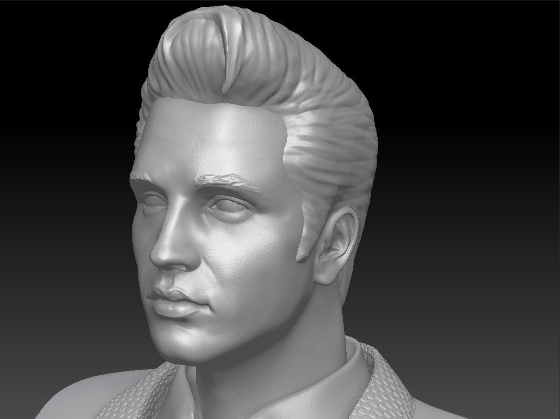 🤴 Elvis Presley The King bust・ 3D File for ・Cults