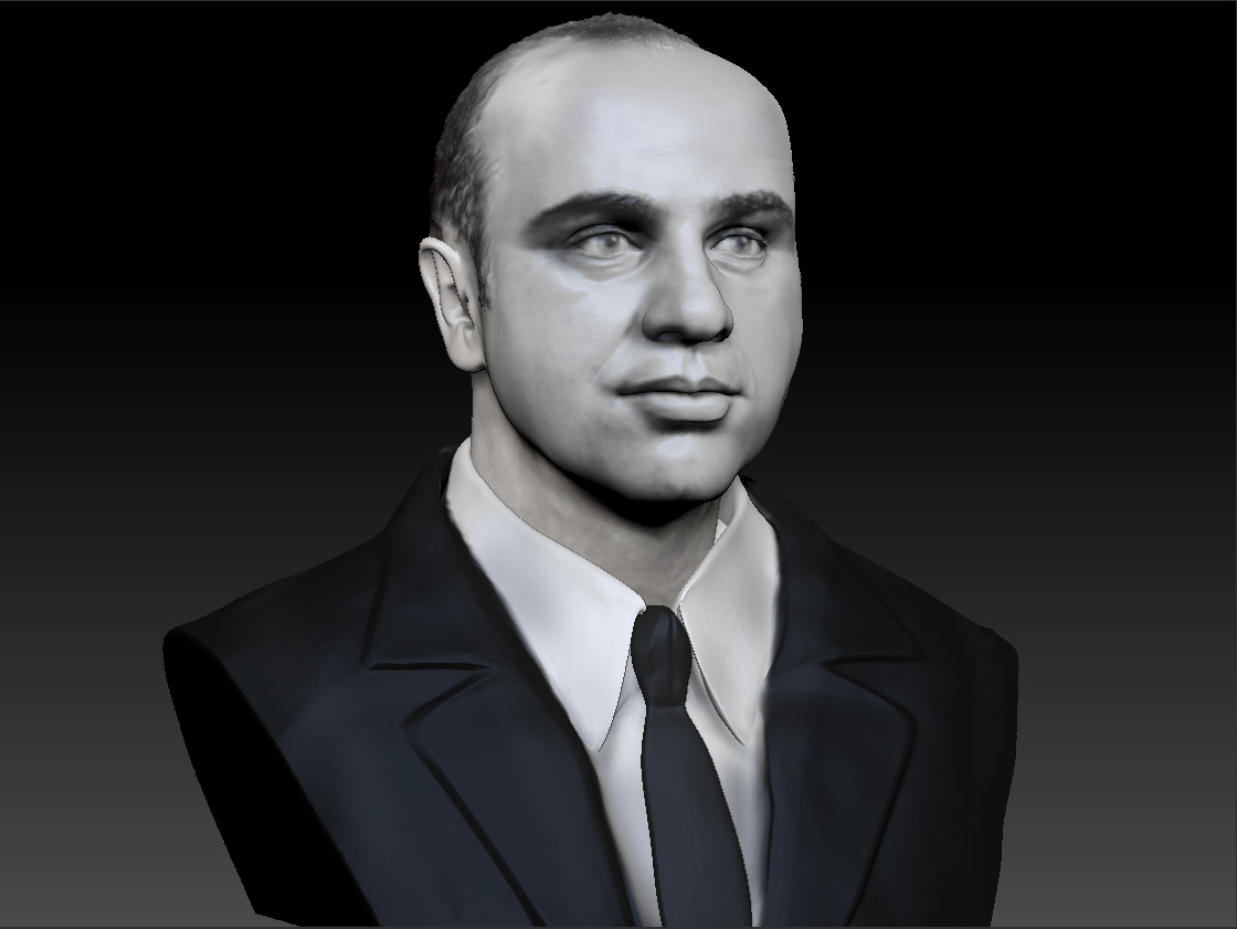 3D file Al Capone 3d model bust 👤 ・3D printable model to download・Cults