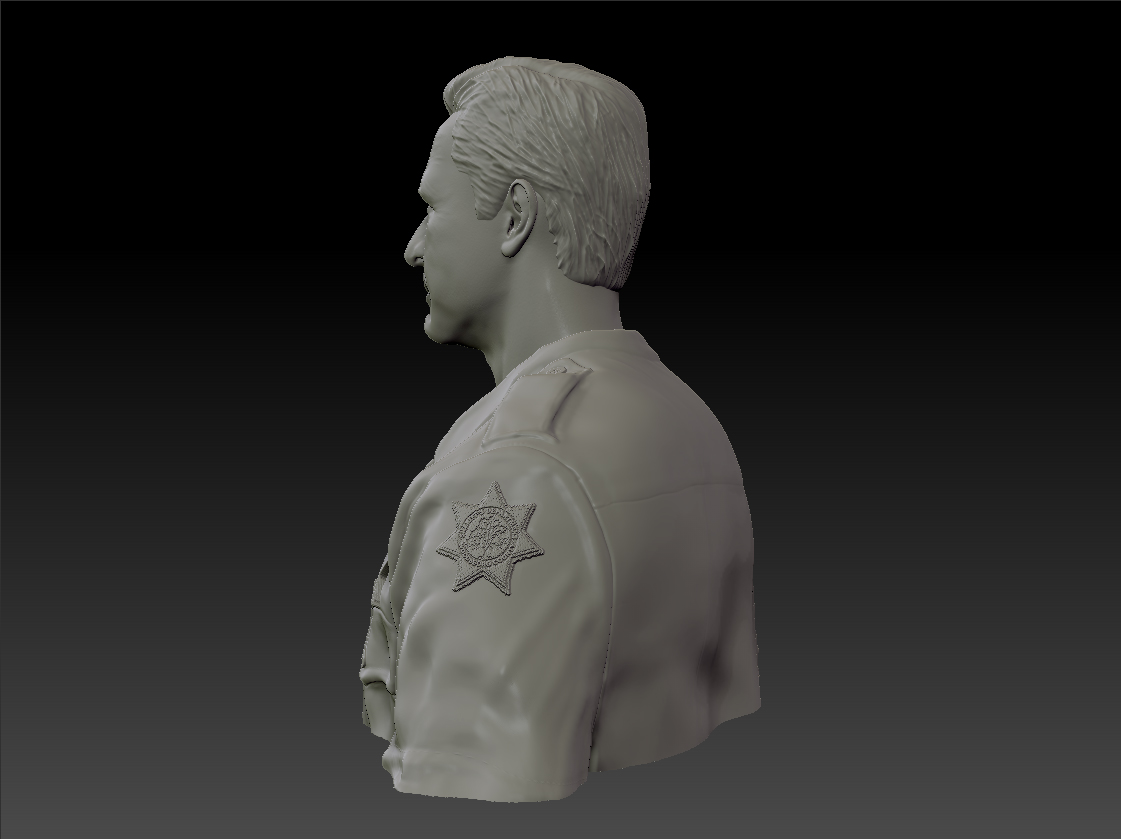 ️ Scream 1 Dewey Riley David Arquette bust・ 3D File for 3D printing・Cults