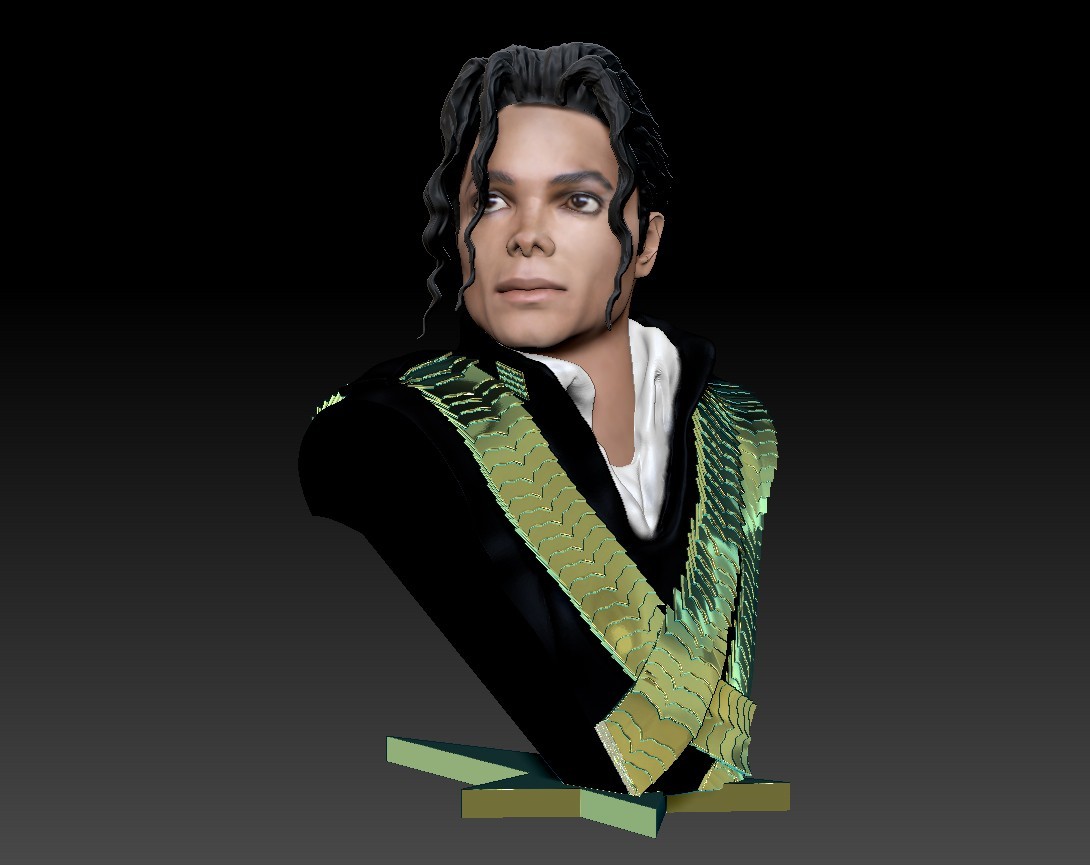 Archivo 3D El busto de Michael Jackson 🗿 ・Modelo para descargar y ...