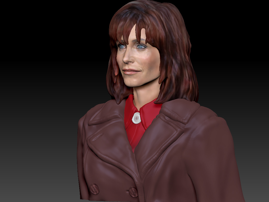 🎬 Courteney Cox as Gale Weathers from Scream 1 textured・ 3D File for 3D ...