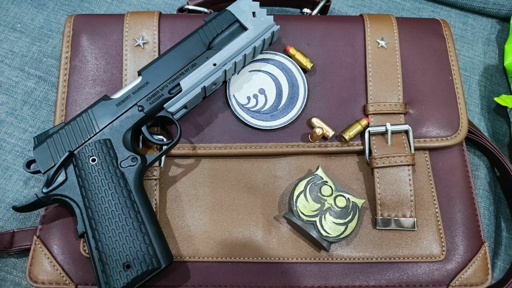 🧸 "Lycoris Recoil" Chisato 1911 strike face・Free 3D File for ・Cults