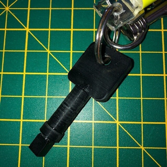 Free STL file Mini keyring carriage key 🗝️ ・3D printing model to ...