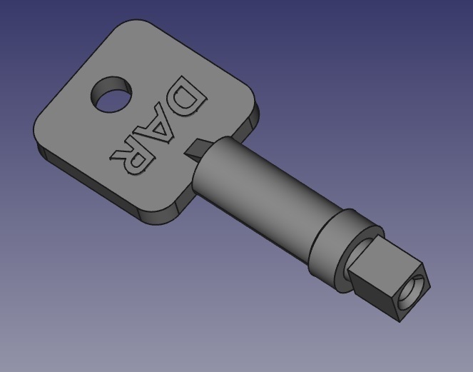 Free STL file Mini keyring carriage key 🗝️ ・3D printing model to ...