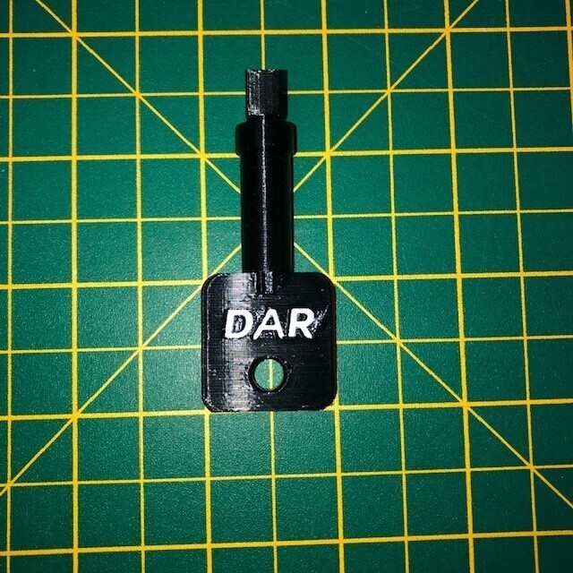 Free STL file Mini keyring carriage key 🗝️ ・3D printing model to ...