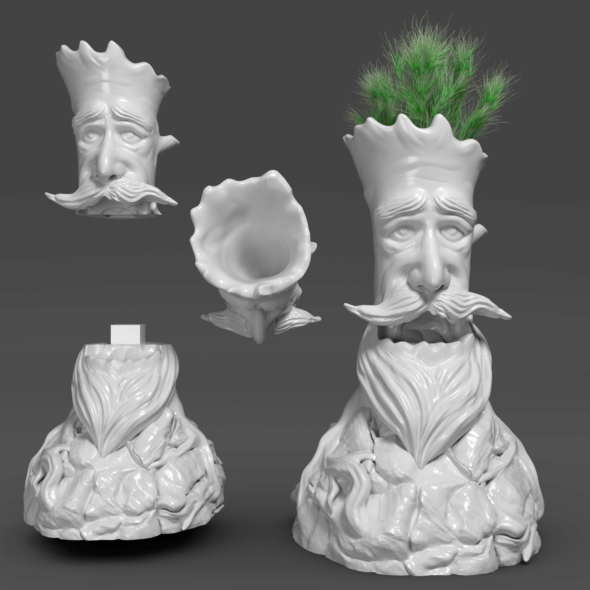 STL file Tree - pot 🌳 ・3D printer design to download・Cults