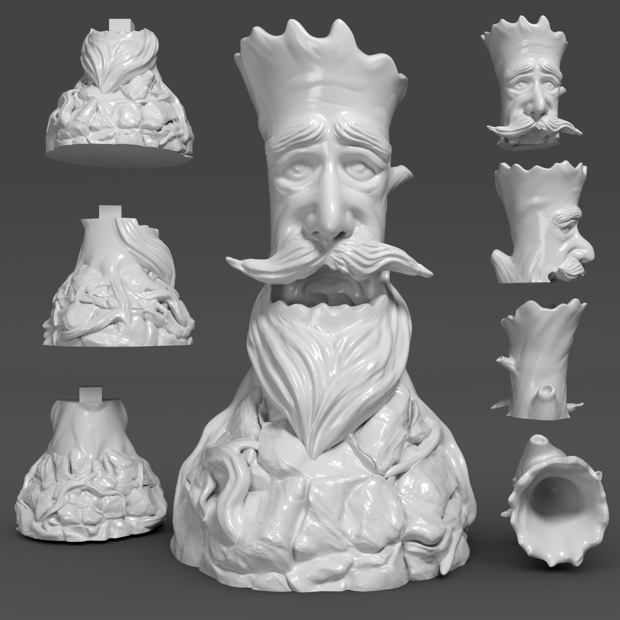 STL file Tree - pot 🌳 ・3D printer design to download・Cults