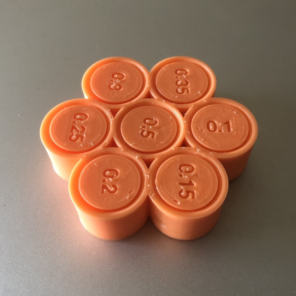 3D print Customizable 3D Tolerance Test・Cults