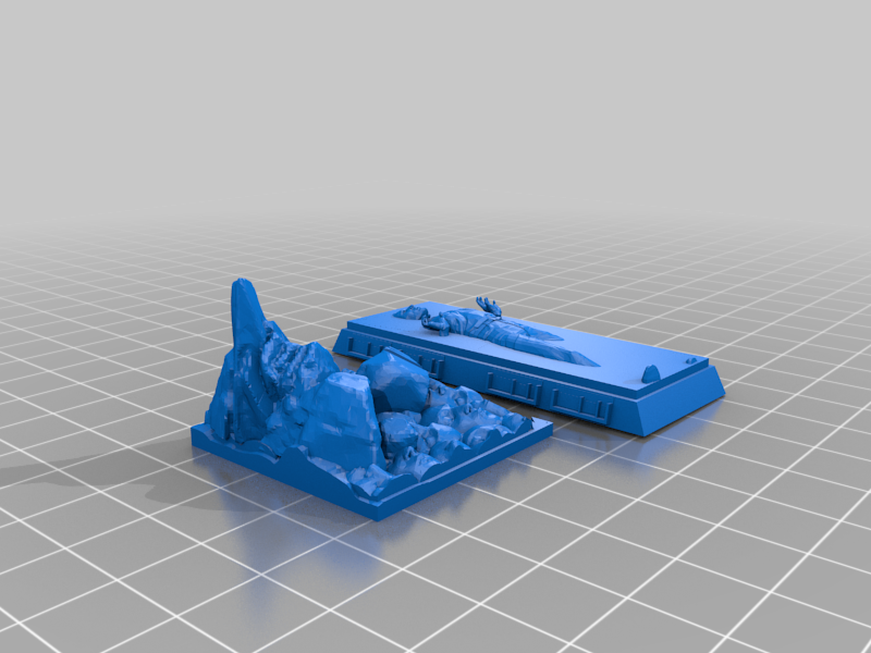 🎲 Kingdom Death Solo Corpse Terrain・Free STL File for ・Cults