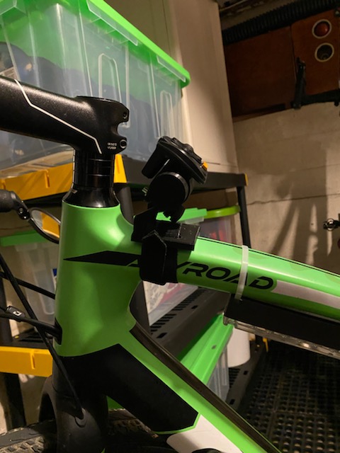 STL file Horizontal Bike Mount for Top Tube of Bicycle 🔝 ・Template to ...