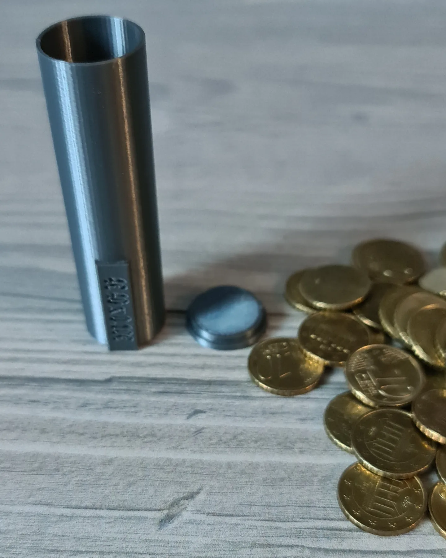 🪙 1 cent coin roll / coin box・Fichier STL Gratuit pour Impression 3D・Cults