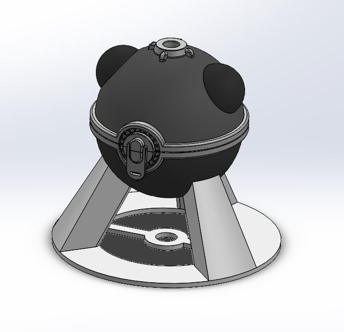 STL file Legends Arceus Heavy Ball (Working Hinges) 🐉 ・3D printing idea ...