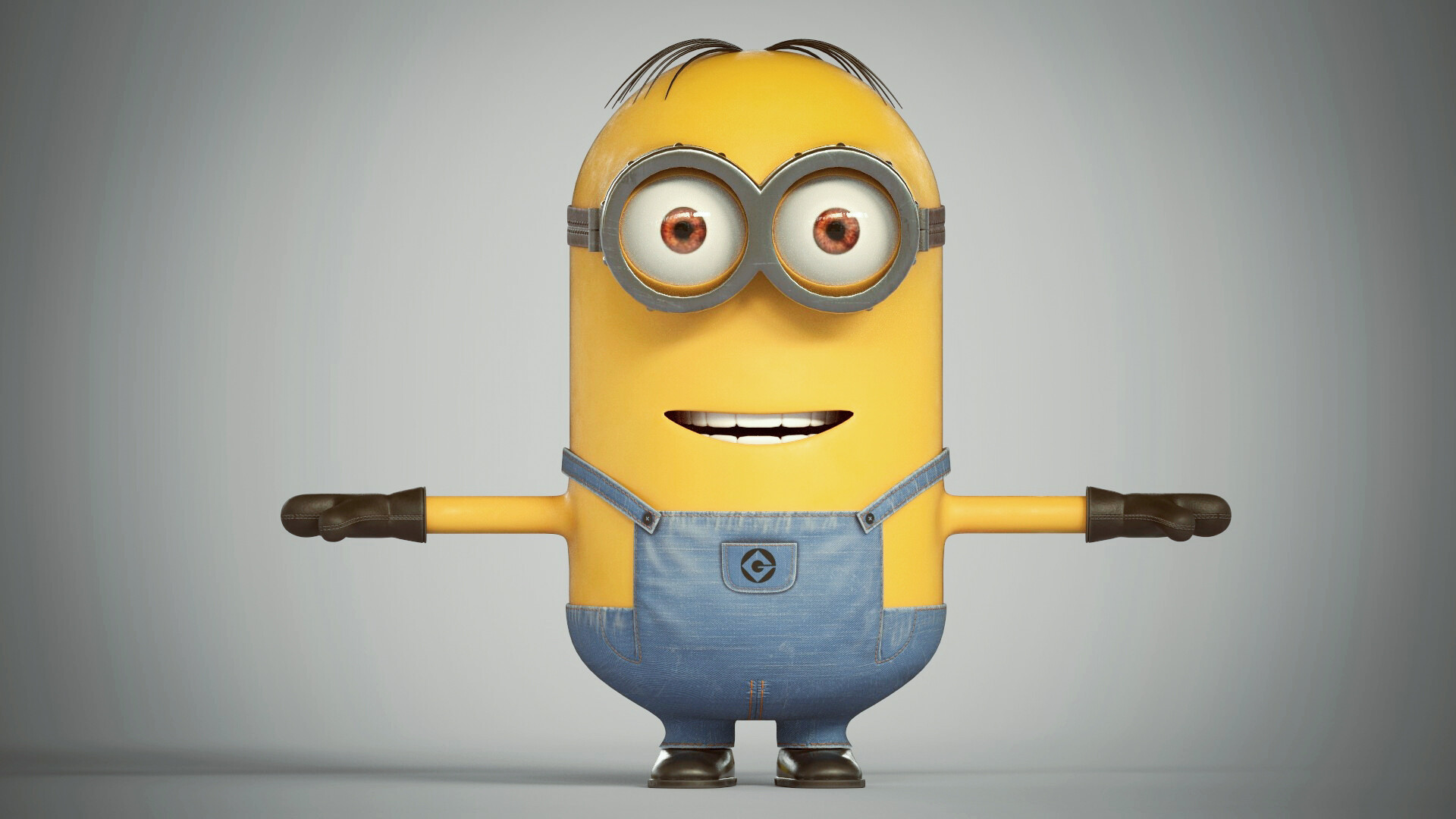 👹 Minion Dave・Free OBJ File for ・Cults