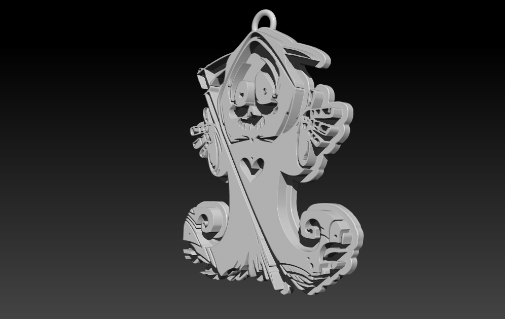 😈 Cute Devil Keychain・Free STL File for ・Cults