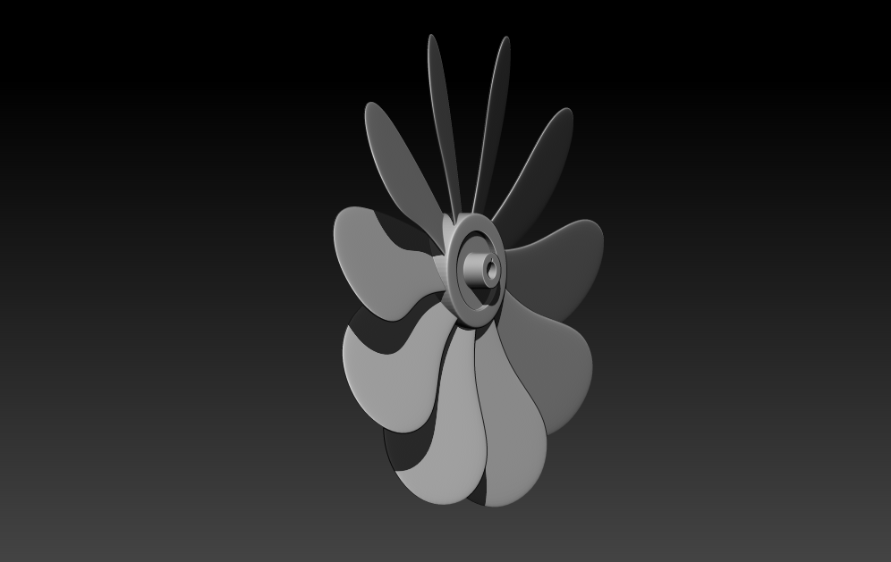 Free STL file Fan Blades With Support Of Axle 🛩️ (OBJ)・3D print design ...