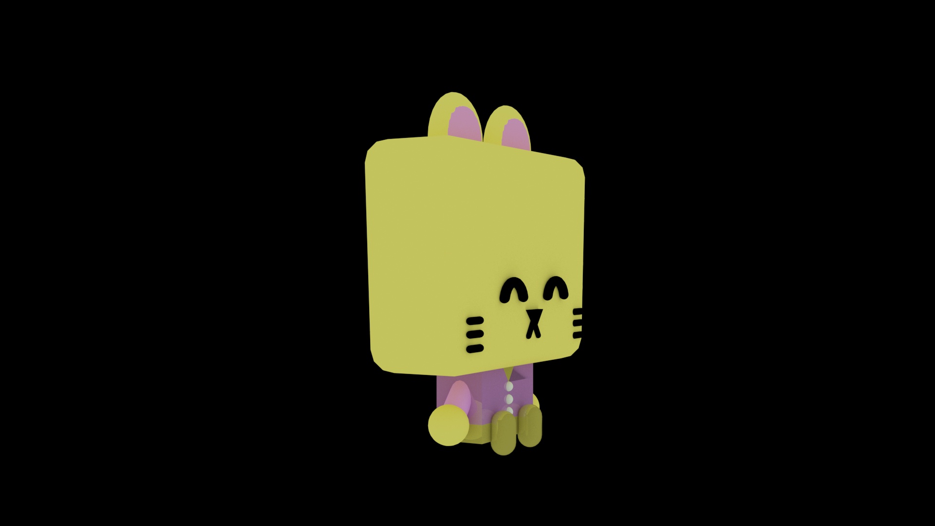 OBJ file Cartoon cat 🐱 ・3D printable model to download・Cults