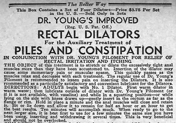 🍆 Dr Young's Rectal Dilator, Dildo, Anal Plug, Vintage, Retro・Free STL ...