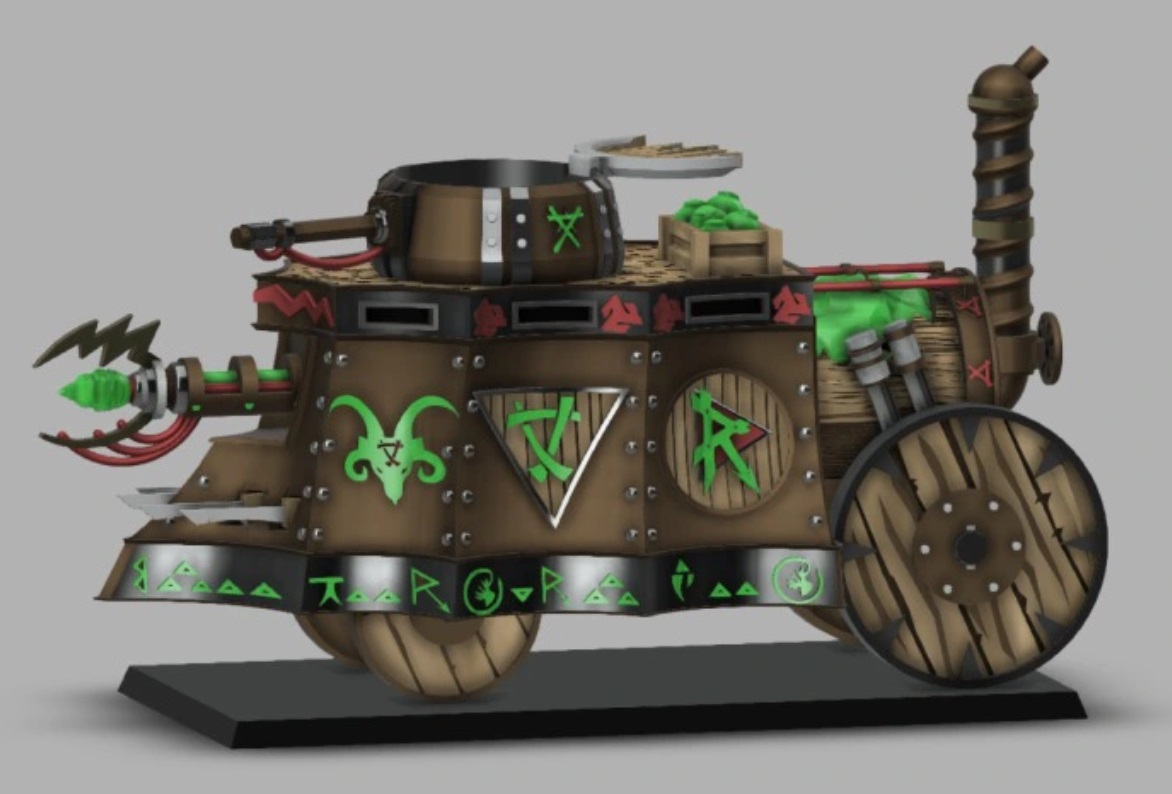 😤 Vermin Steam Tank Ratman RatTank v3・ STL File for 3D printing・Cults