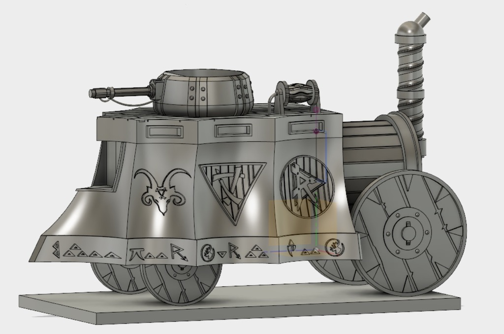 🐀 RatTank Ratman Ratfolk Rat Steam Tank DEMO v1・ STL File for 3D ...