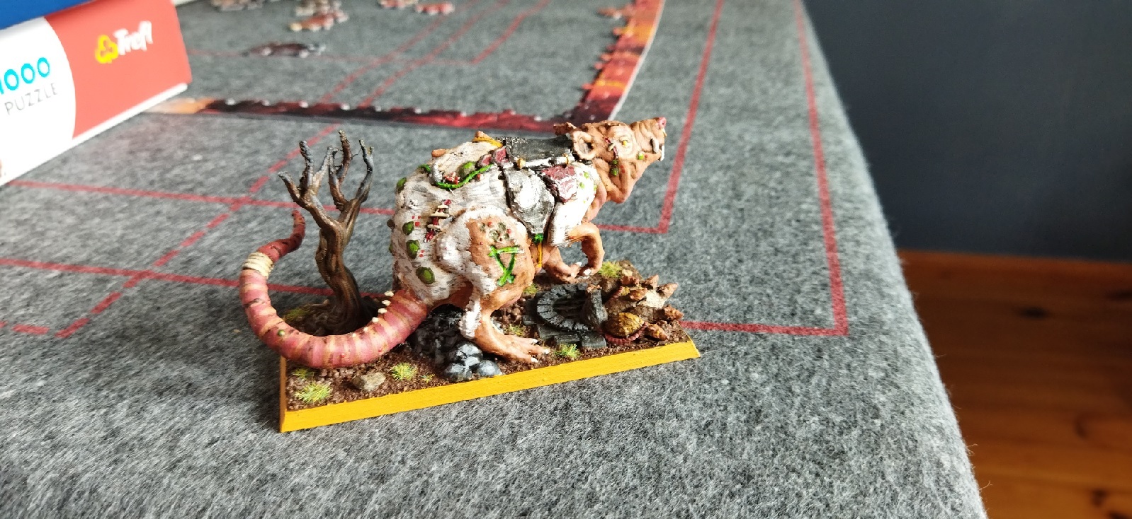 🐀 Skaven -ified Armored Plague Rat Remix・Free STL File for ・Cults