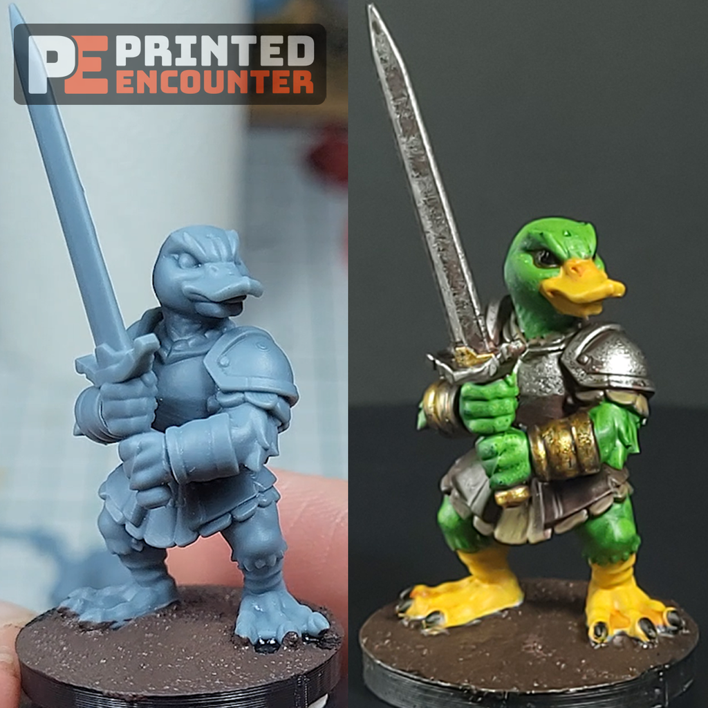 🦆 Duck Fighter Warrior - Duck Party! Sample・Free 3D File for ・Cults