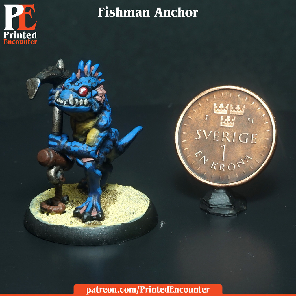 Free STL file Fishman Anchor ⚓ ・3D printable model to download・Cults