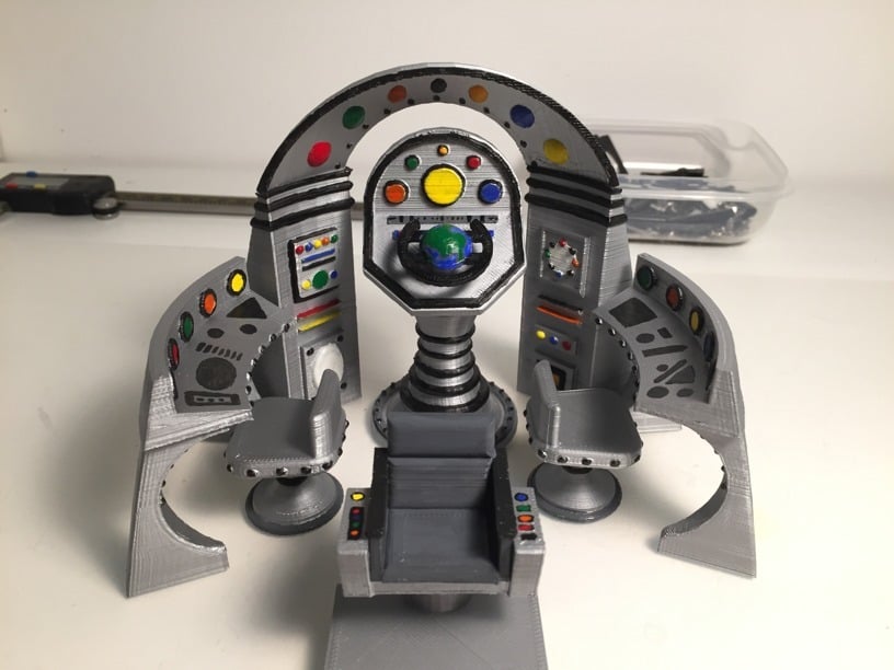 3D printing SciFi Control Room・Cults