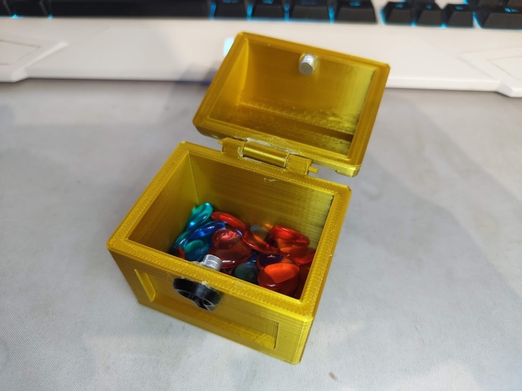 📦 The Binding Of Isaac Four Souls Token Box - Golden Chest・Free 3D File ...