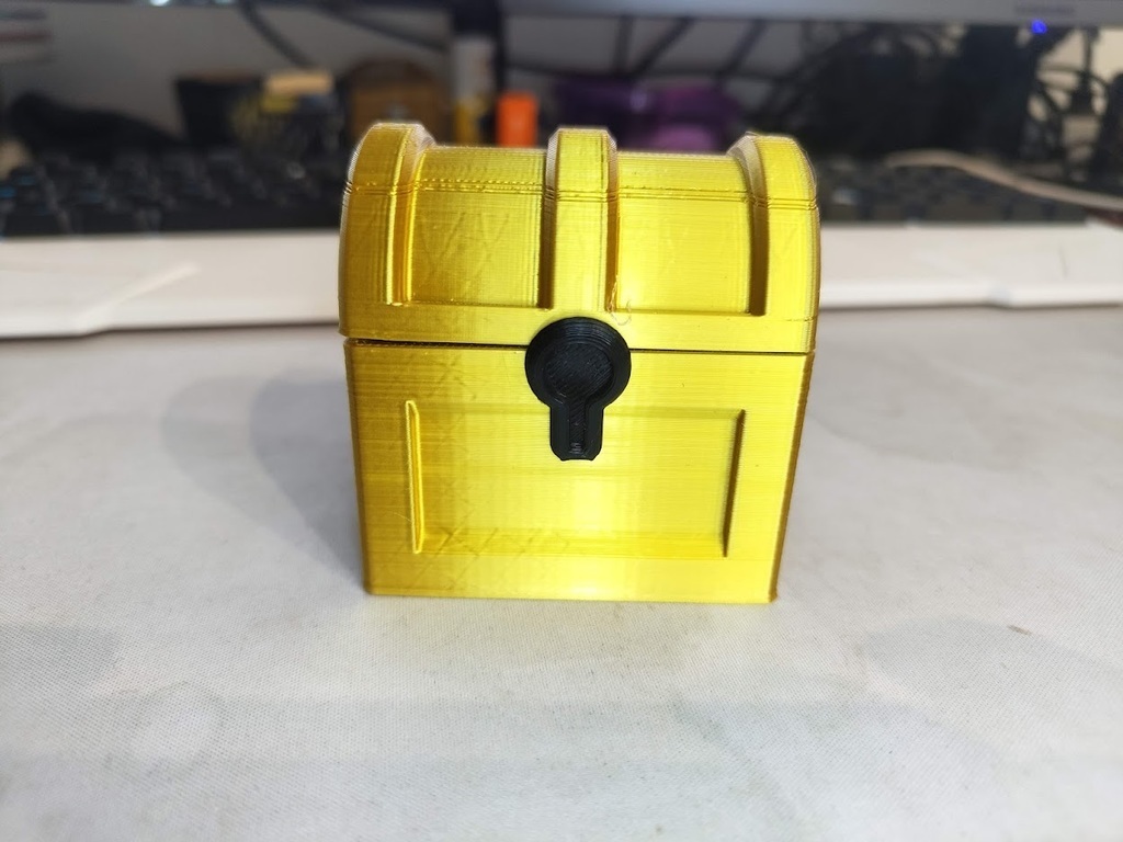 📦 The Binding Of Isaac Four Souls Token Box - Golden Chest・Free 3D File ...