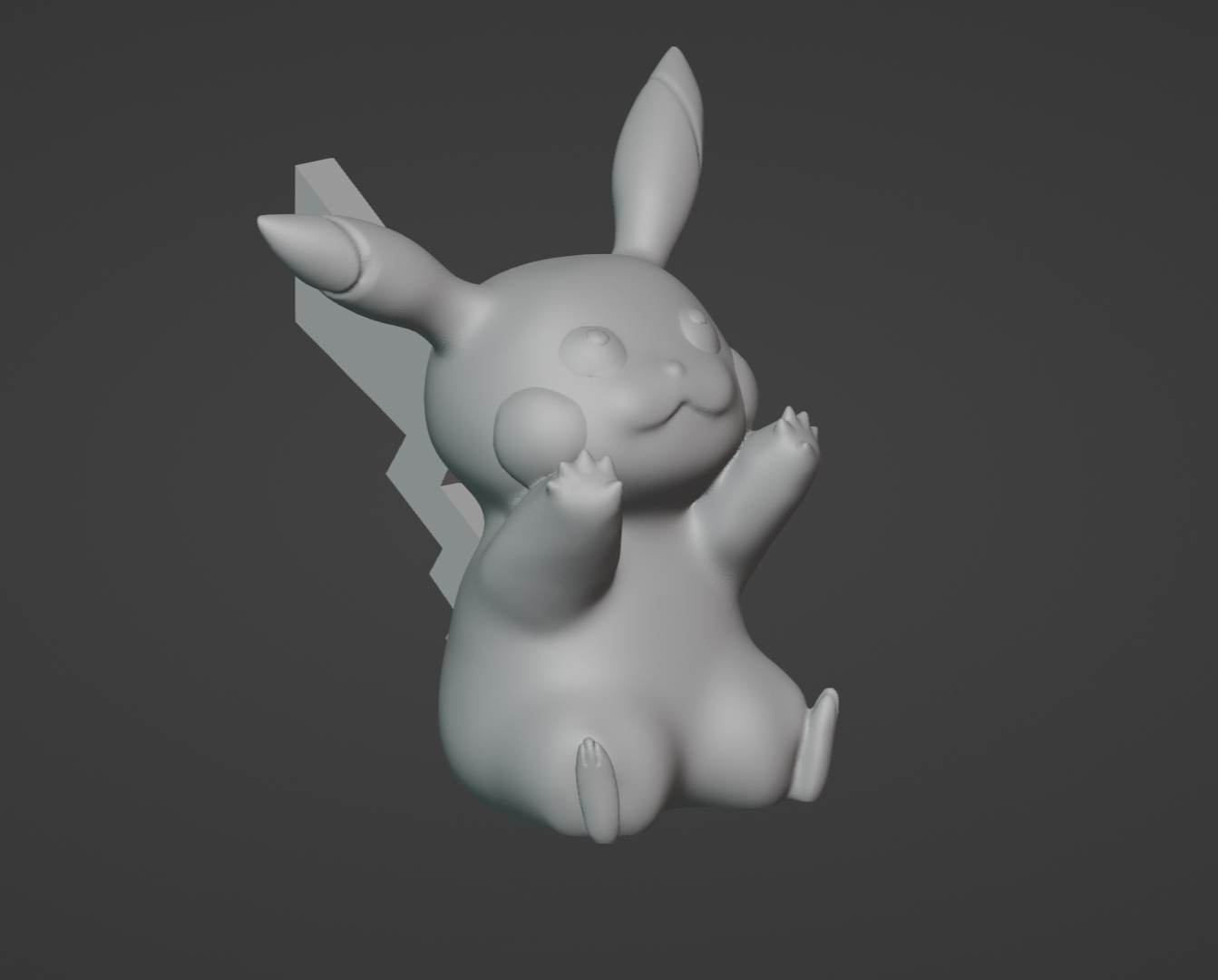 STL file Pikachu 🐉 ・3D printing idea to download・Cults