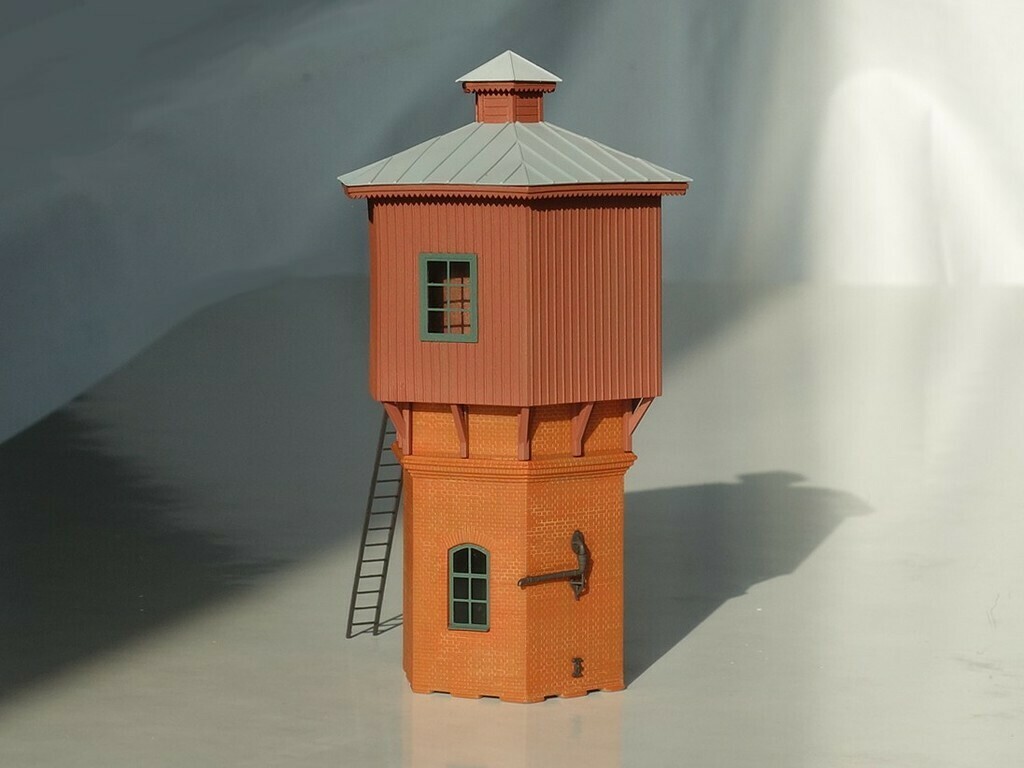Free 3D file Small water tower 1:120 🤏 ・3D printer model to download・Cults