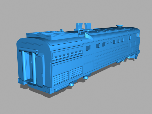 Free 3D file 2TE10M diesel locomotive 1:87 (H0) 🚂 ・3D printer model to ...