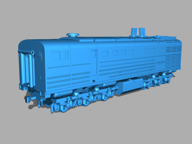 Free 3D file 3TE10M diesel locomotive 🚂 ・Design to download and 3D ...