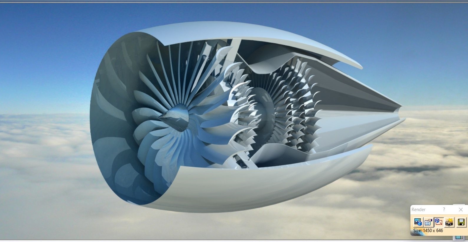 STL file JET ENGINE ️・3D printer design to download・Cults