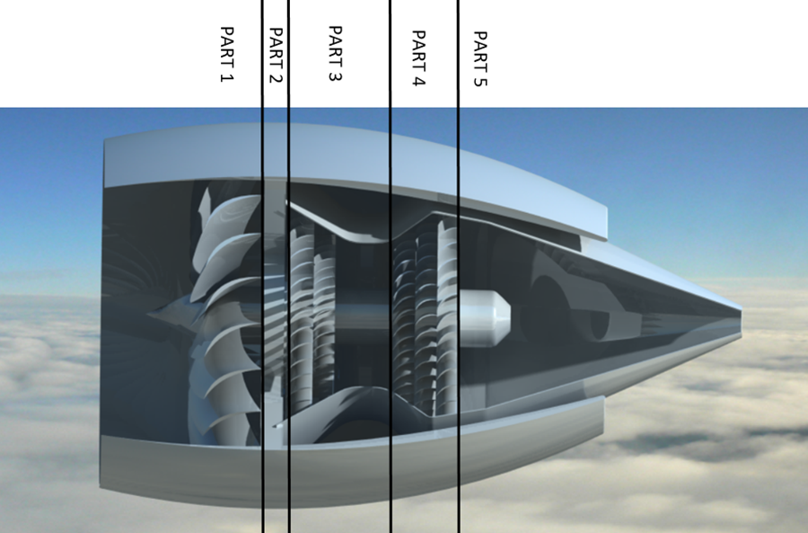 STL file JET ENGINE ️・3D printer design to download・Cults