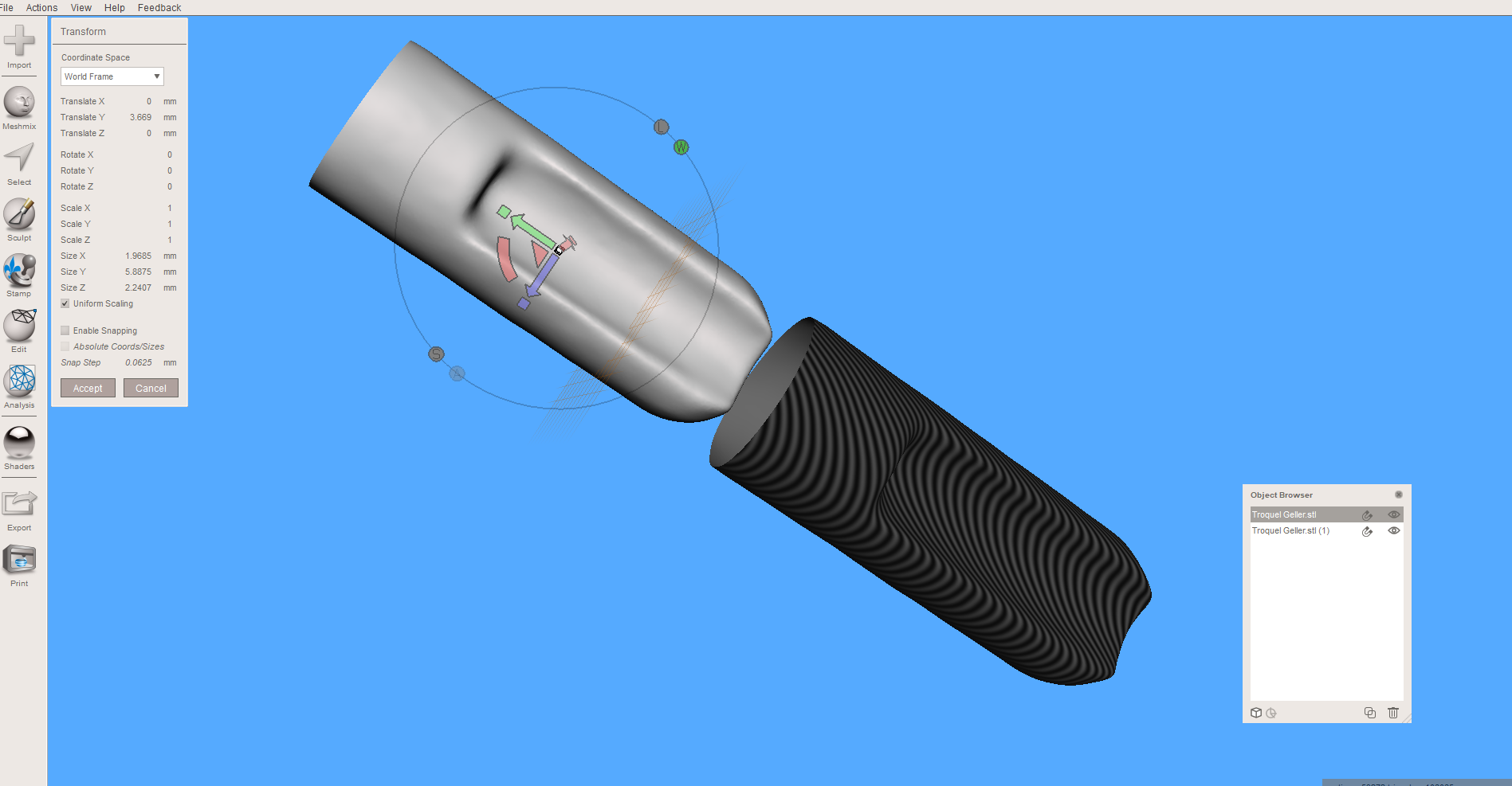STL file Die for Geller Model 🎲 ・3D printer design to download・Cults