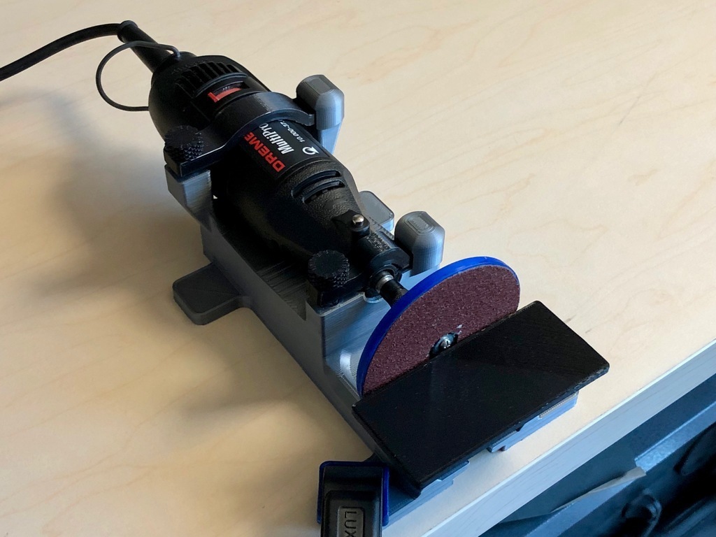 🔧 Dremel Disc Sander・Free 3D File for ・Cults