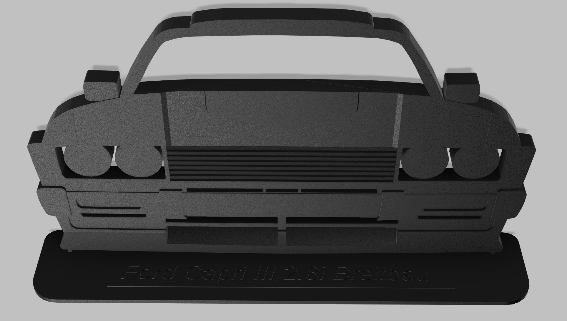 STL file Ford Capri wide body display 🚙 ・3D printer model to download・Cults