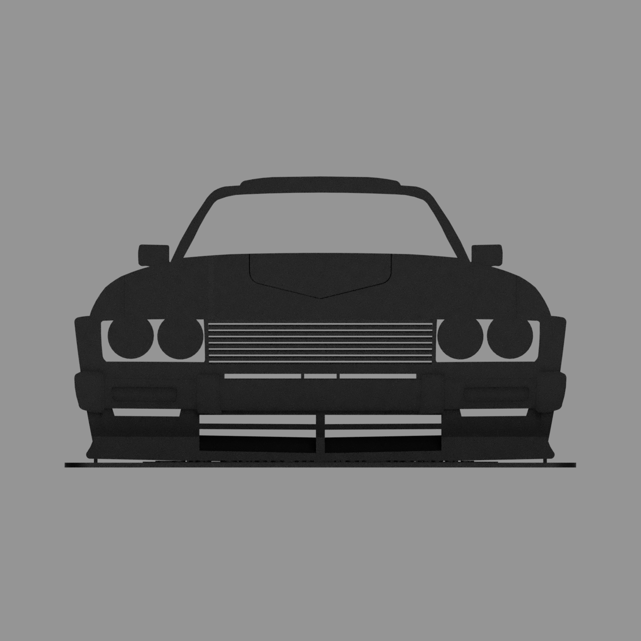 STL file Ford Capri wide body display 🚙 ・3D printer model to download・Cults
