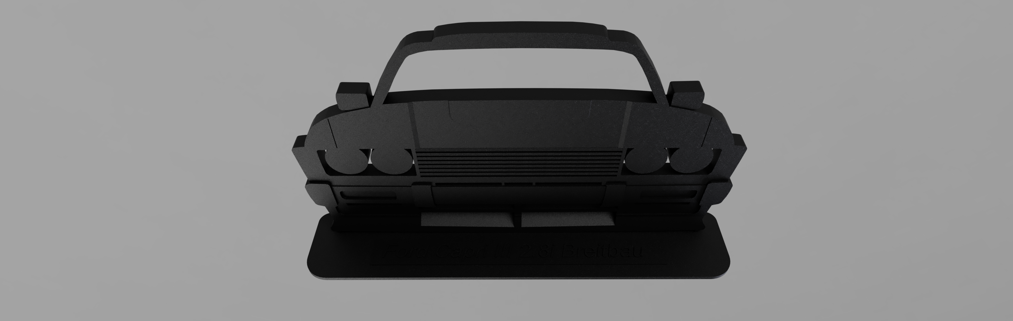 STL file Ford Capri wide body display 🚙 ・3D printer model to download・Cults