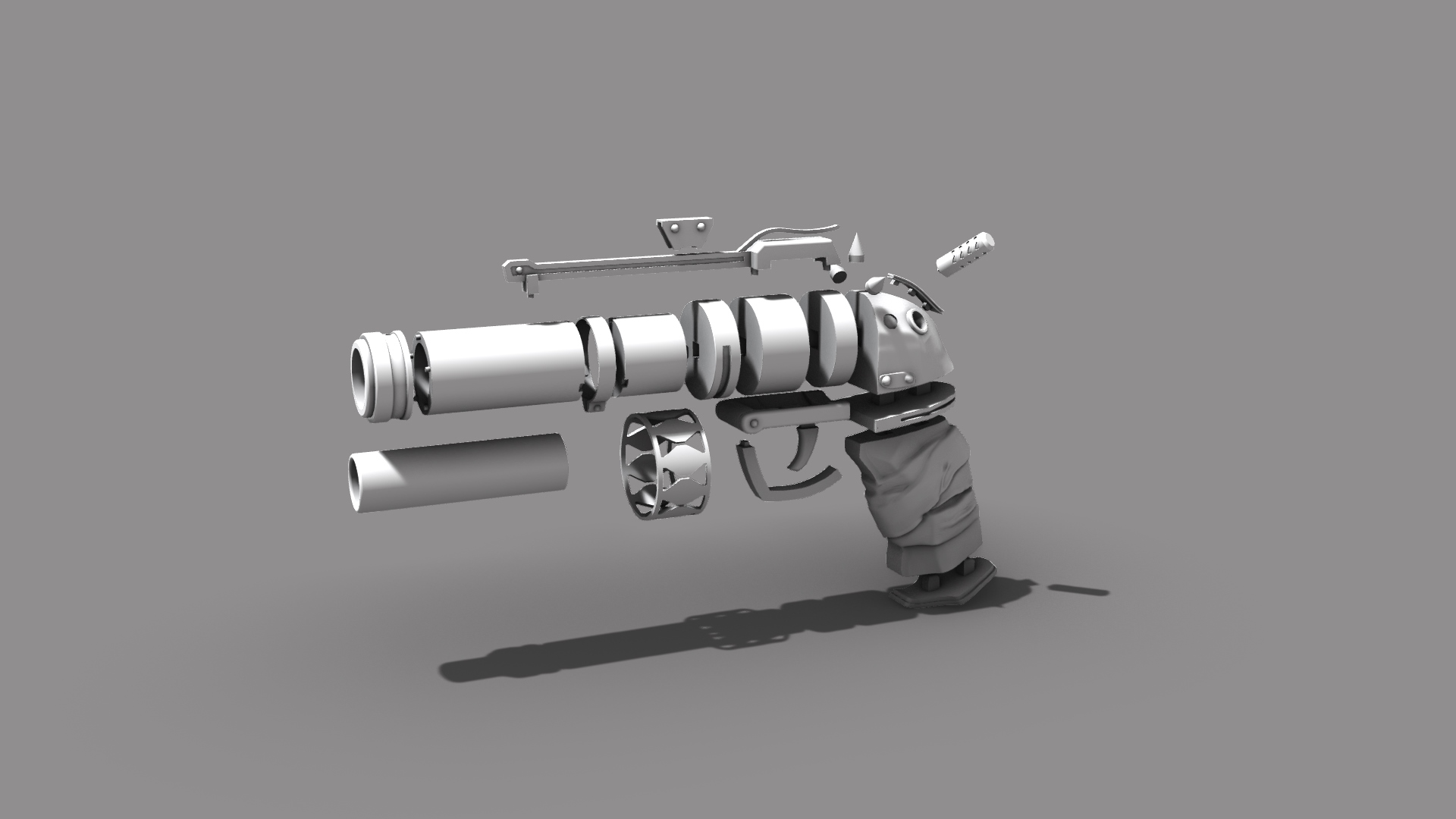 🔫 Jinx Arcane inspired Zap Gun pistol 3d model for printing・ STL File ...