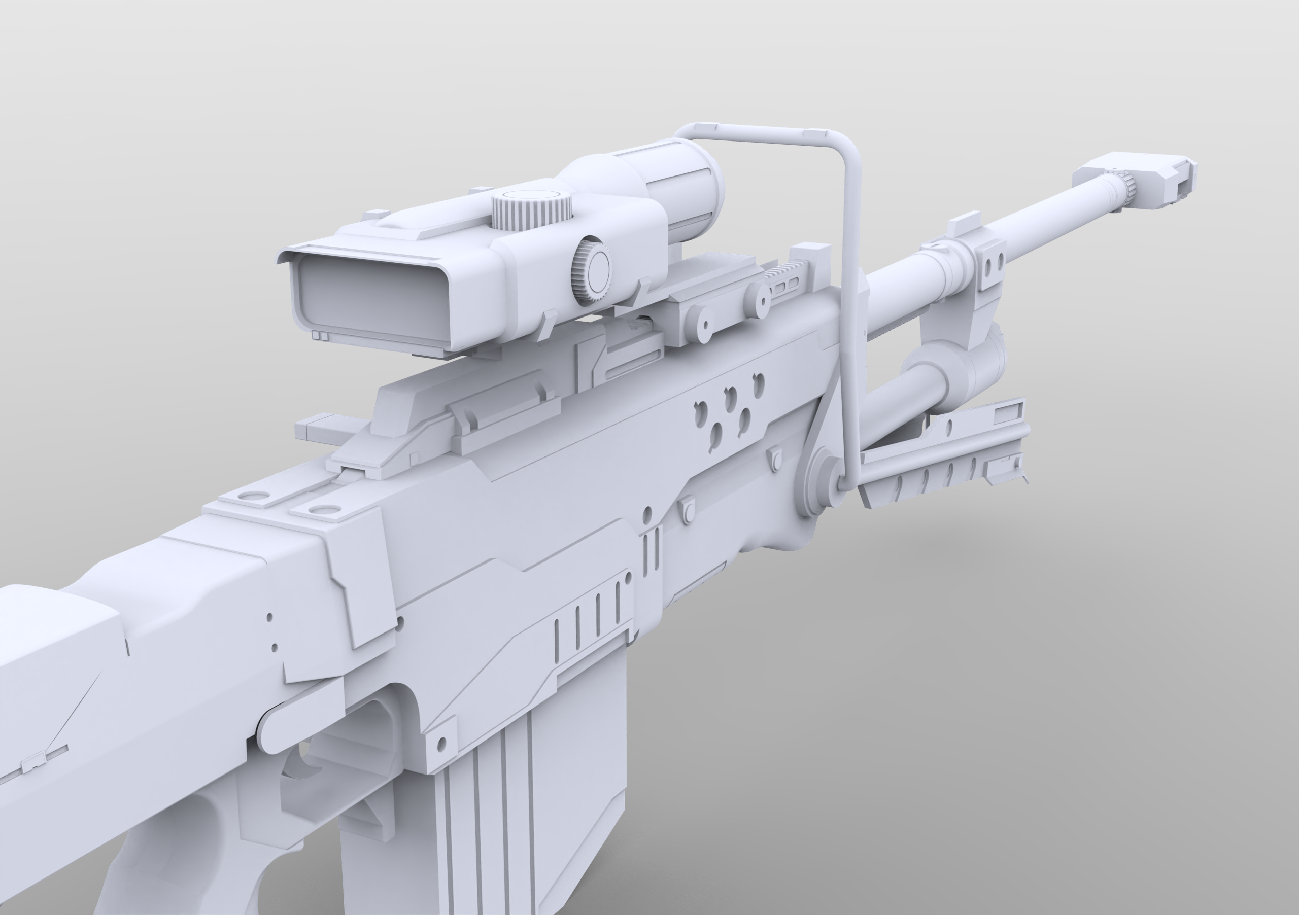 😇 Halo Infinite S7 Sniper Rifle・ STL File for ・Cults