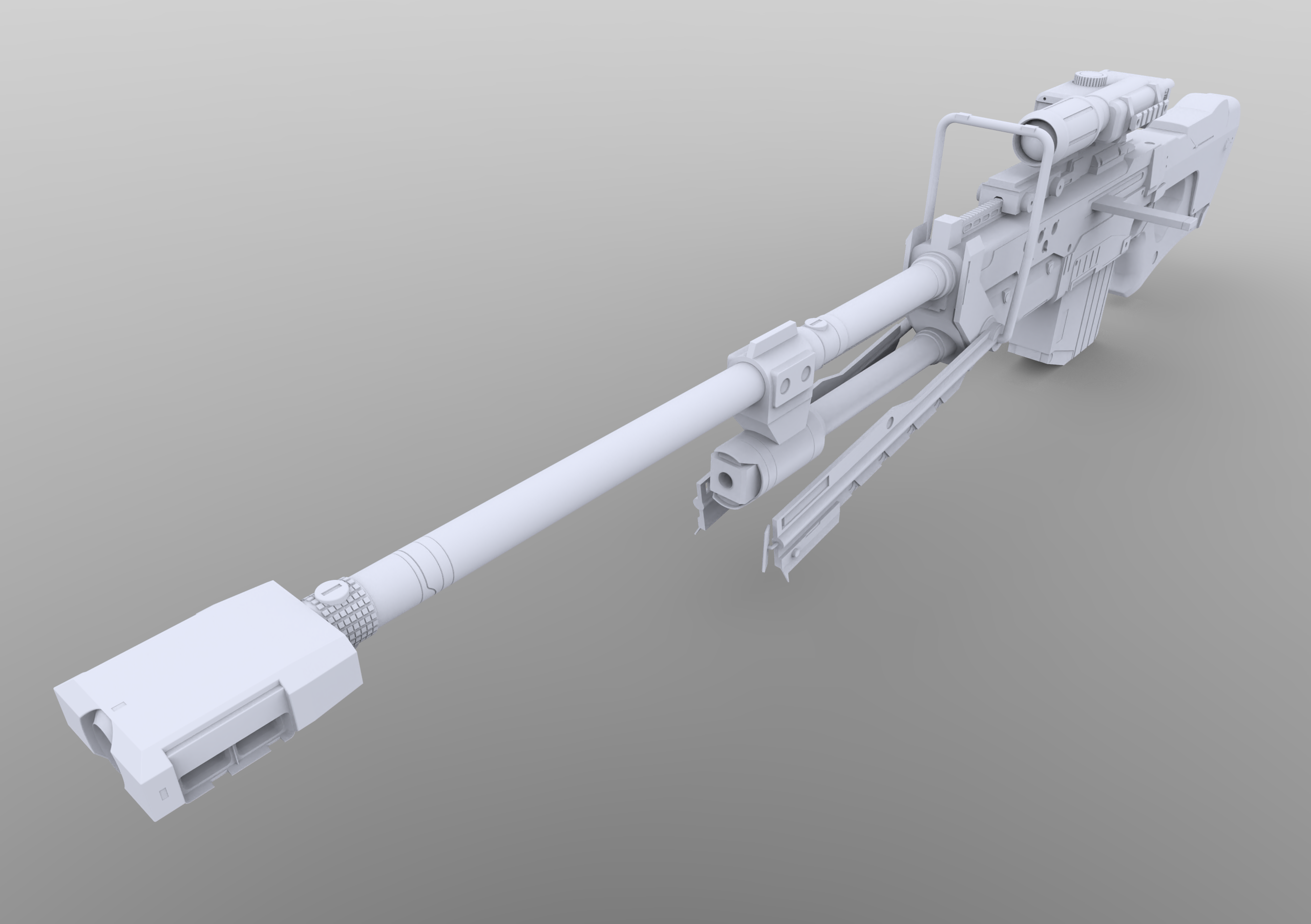 😇 Halo Infinite S7 Sniper Rifle・ STL File for ・Cults