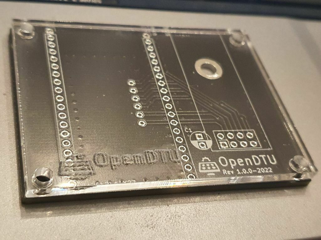 📦 OpenDTU-Box avec couvercle acrylique・Fichier 3D Gratuit pour ・Cults