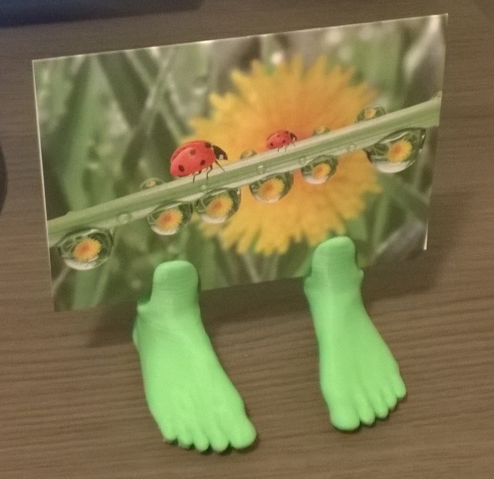 Free 3D file Card Feet 🦶 ・3D printing design to download・Cults