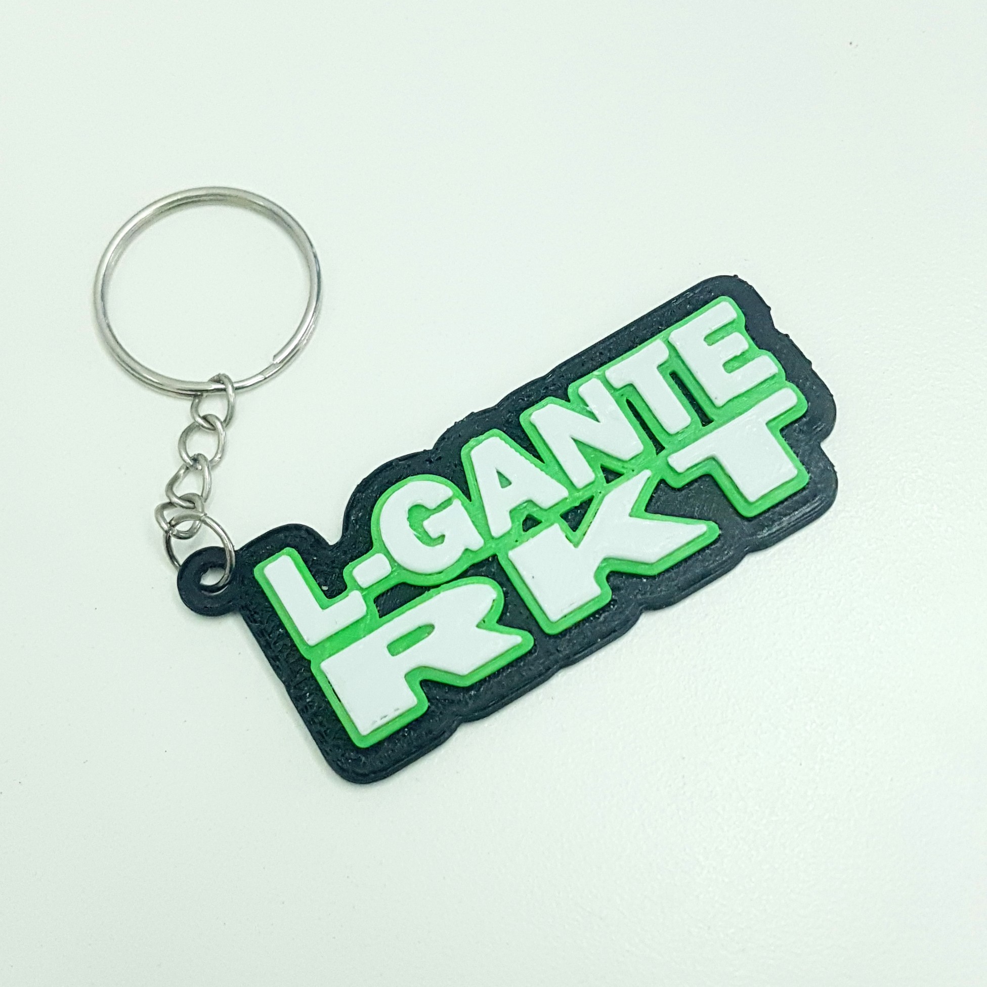 STL file L-GANTE RKT KEY RING 🔑 ・3D print design to download・Cults